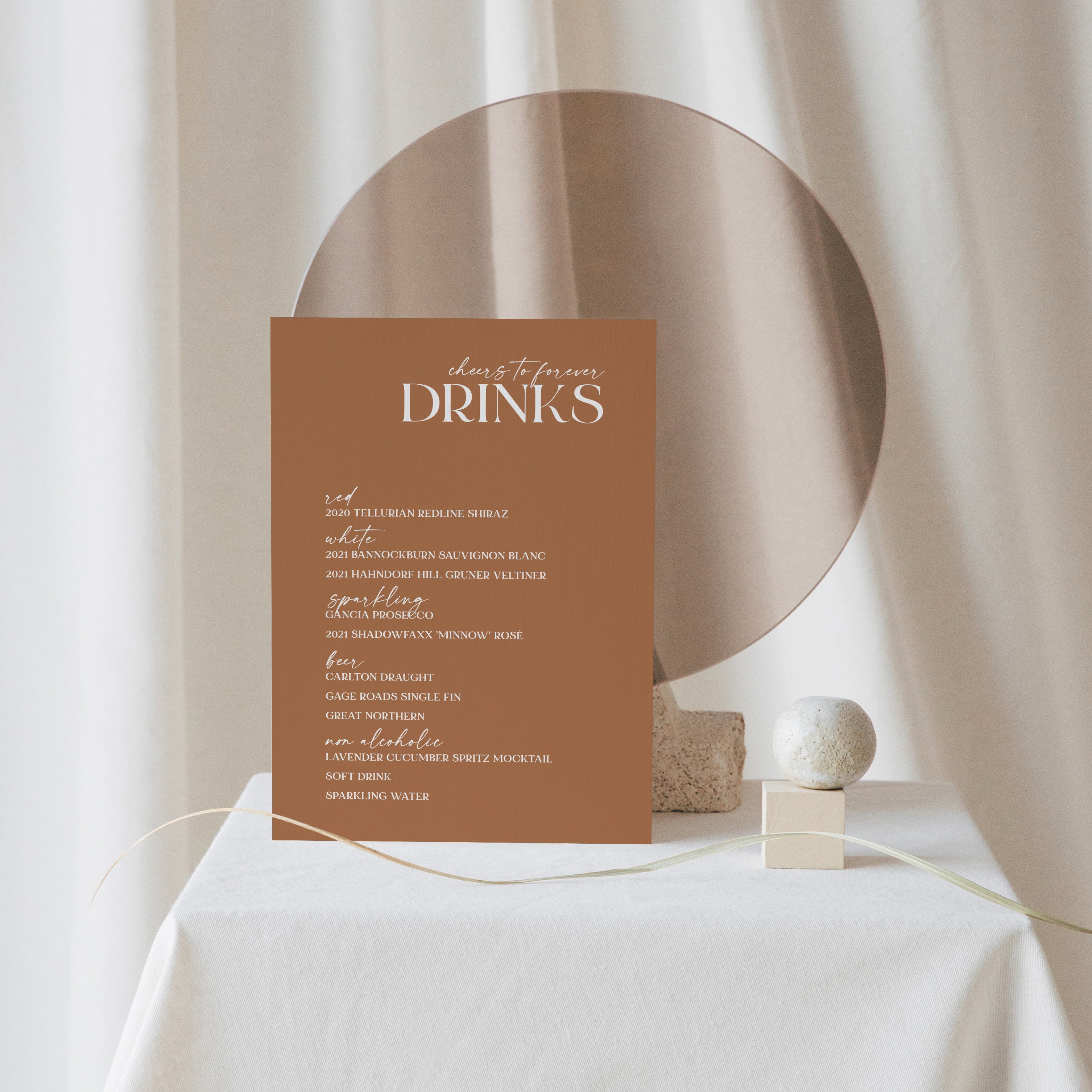 Cheers to Forever Bar Sign – Danger & Moon