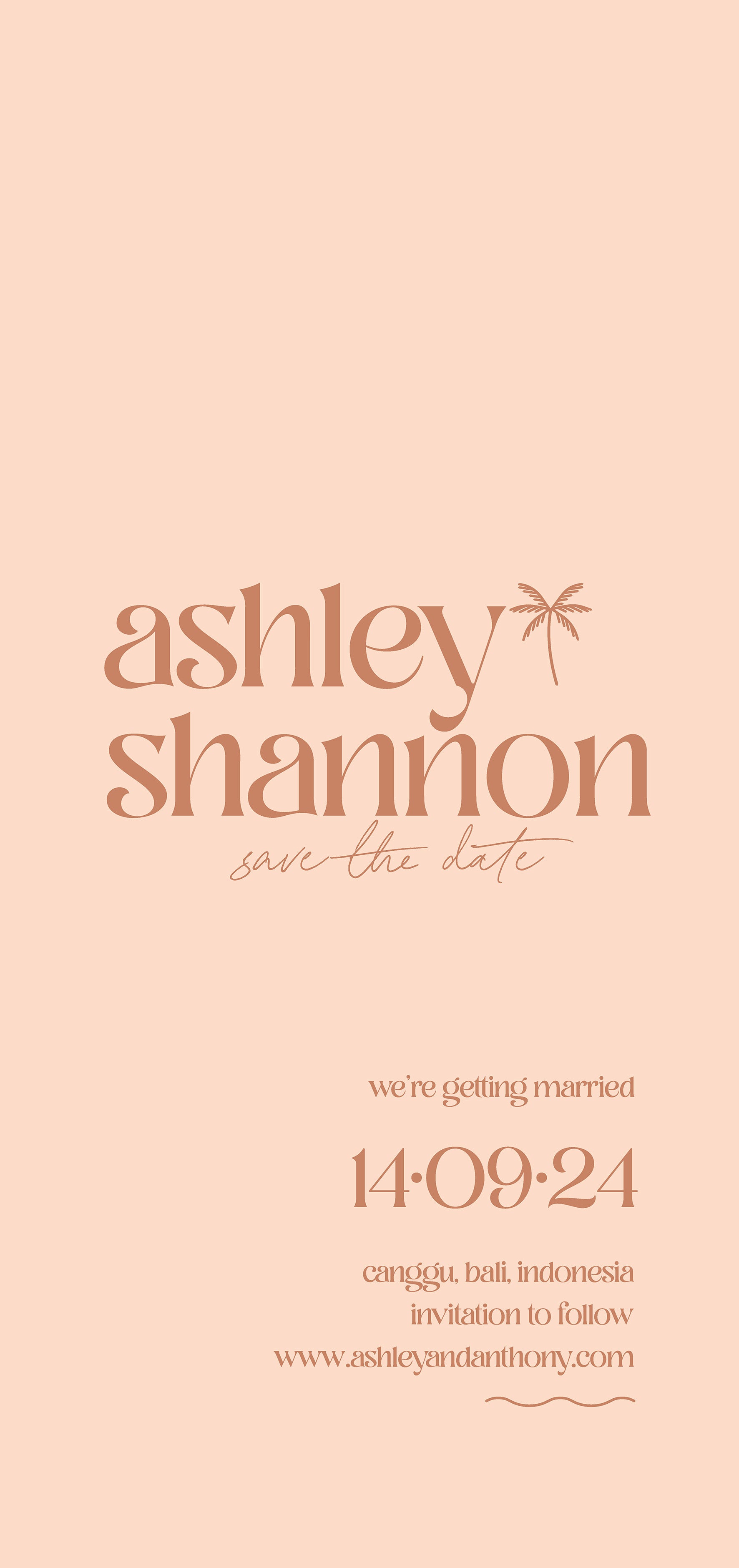 Digital E-vite: Destination Save the date – Danger & Moon