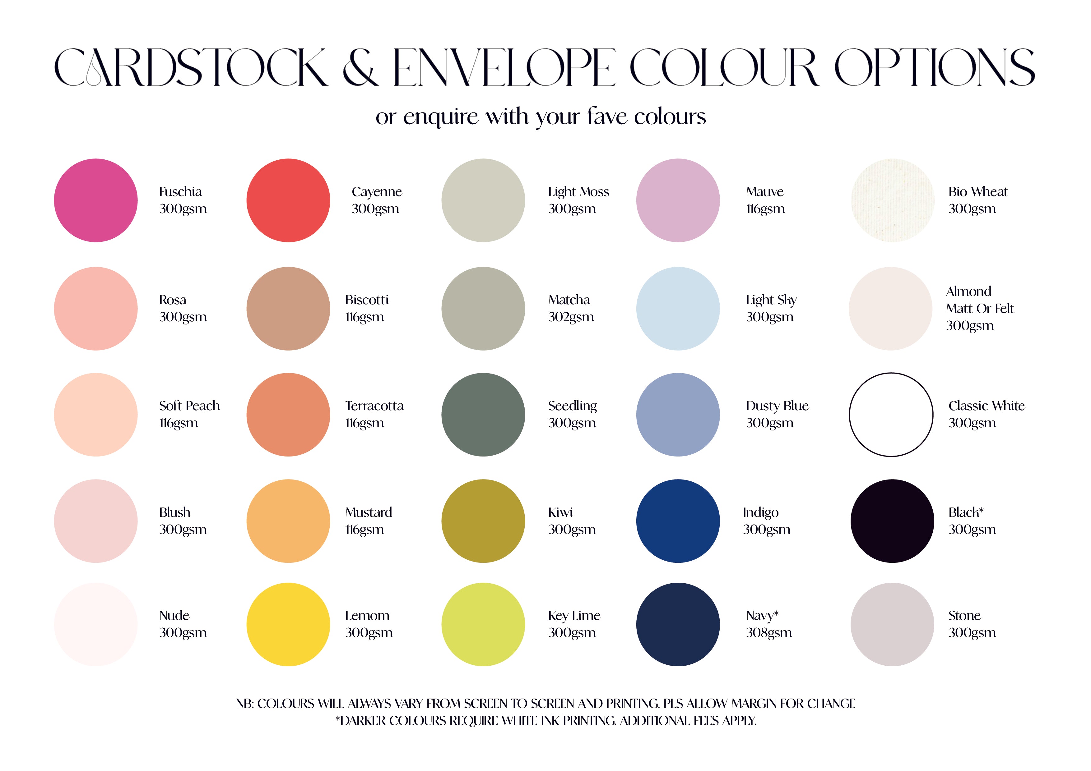 Wave Tropical Menu - single or double sided – Danger & Moon